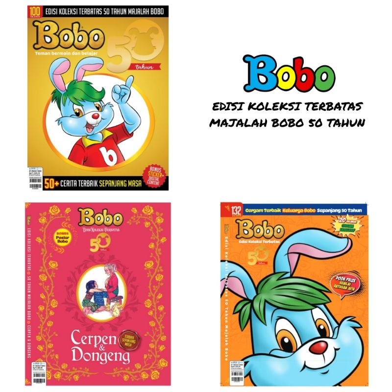 Jual MAJALAH BOBO EDISI KOLEKSI TERBATAS 50 TAHUN / KUMPULAN DONGENG INDAH / CERPEN DAN DONGENG ...