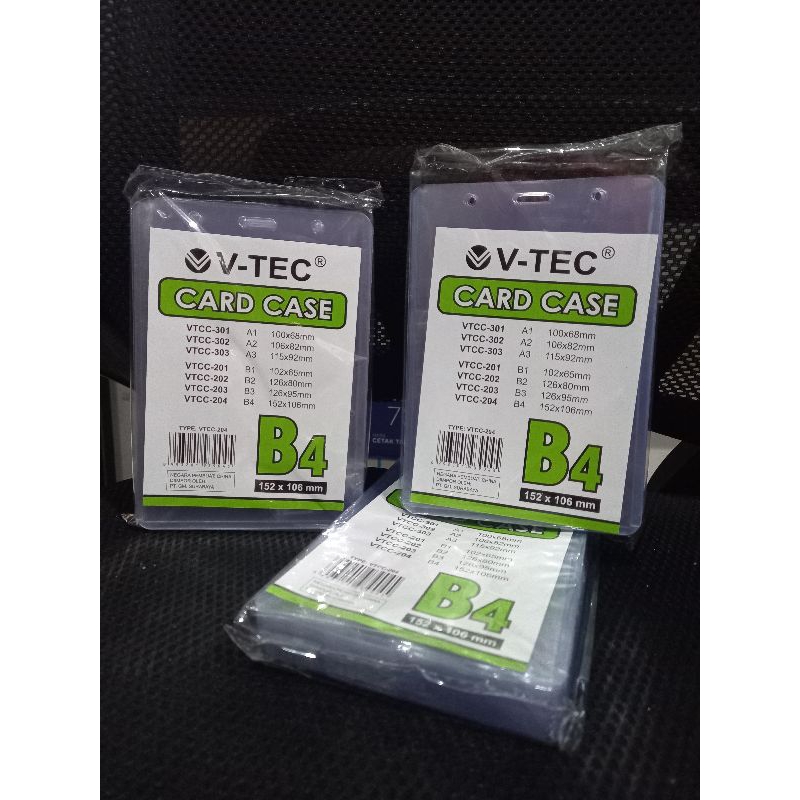 Jual Mika Id Card / Mika Glue Card / Card Case V tec ukuran B3 (126x95 mm) per pak isi 20 pcs ...