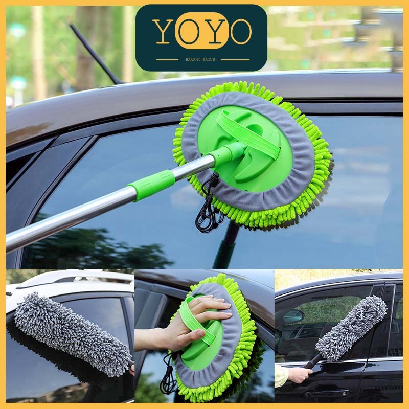 Jual Lap Cuci Mobil Debu/Kemoceng Microfiber Bisa Dipanjangkan Cendol ...