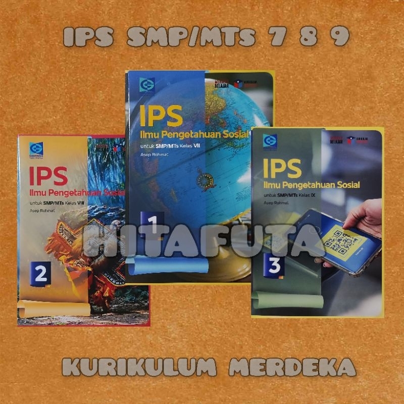 Jual Buku Kurikulum Merdeka Ips Ilmu Pengetahuan Sosial SMP Kelas 7 8 9 VII VIII IX 1 2 3 ...