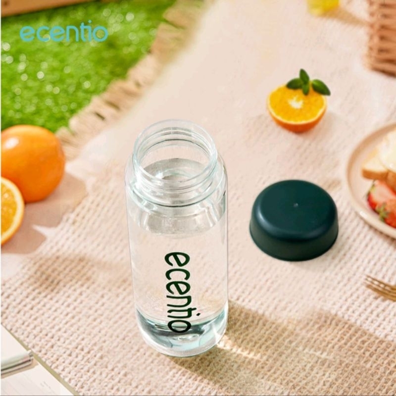 Jual Ecentio Green Botol Minum Portabel 500 ml Bening Botol Air Plastik ...