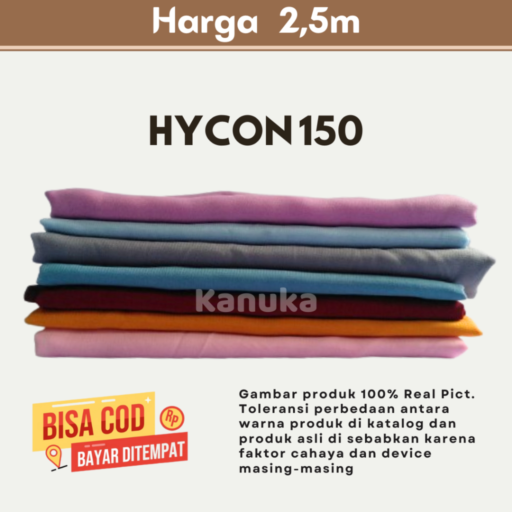 Jual Kain Sifon Double Hycon Ciffon Fine Harga 2,5m Lebar 150cm Bahan Sipon Halus Lembut Tipis ...
