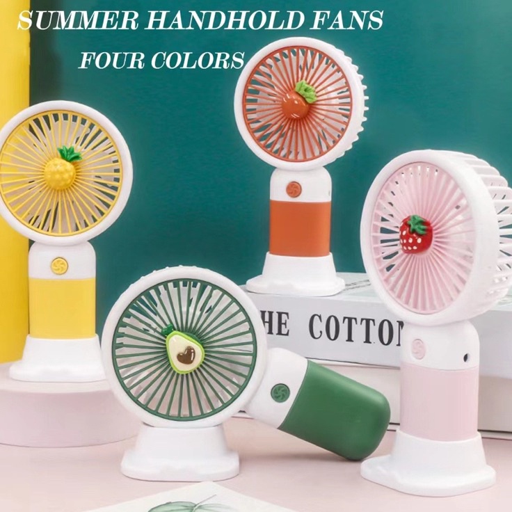 Jual ACQ Kipas Angin Tangan Karakter Kipas Standing Mini Fan Ready ...