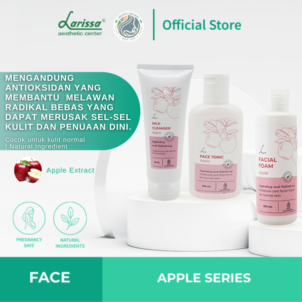 Jual PAKET FACE PRODUCT APPLE LARISSA | Shopee Indonesia