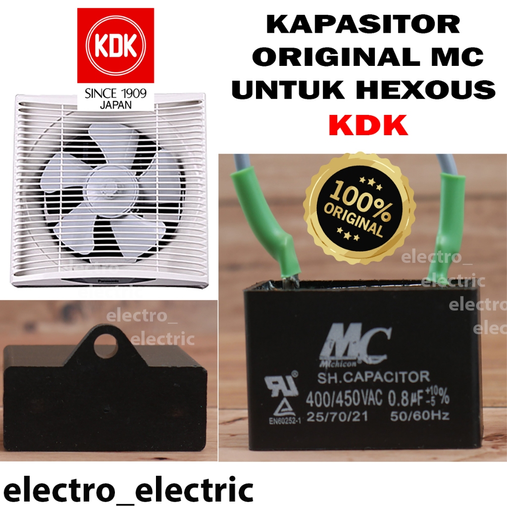 Jual Kapasitor Hexos Dinding KDK Merk MC Original | Shopee Indonesia