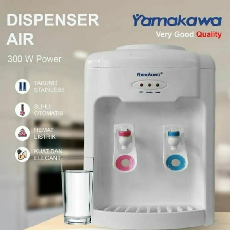 Jual Dispenser air galon atas meja Yamakawa / TD panas (Hot)& normal ...