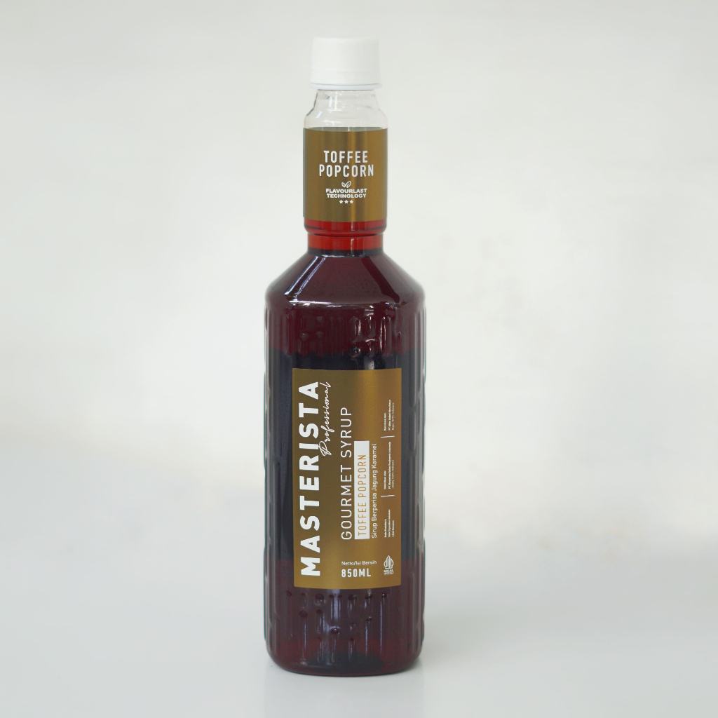 Jual Masterista Sirup Toffie Popcorn 750ml | Shopee Indonesia
