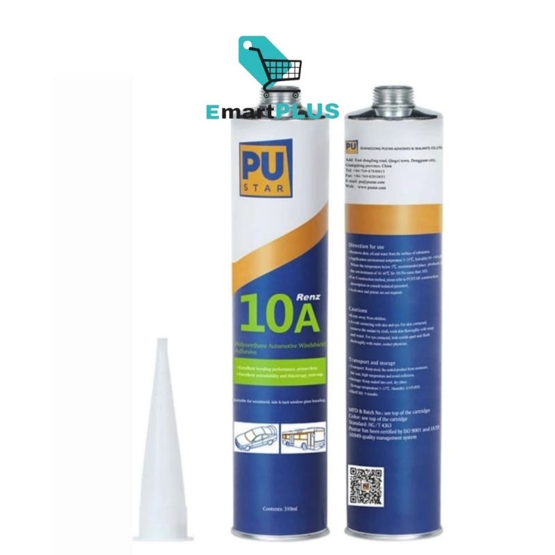 Jual Lem Sealant / Silicone / Silikon Kaca PU STAR RENZ 10-A BLACK ...