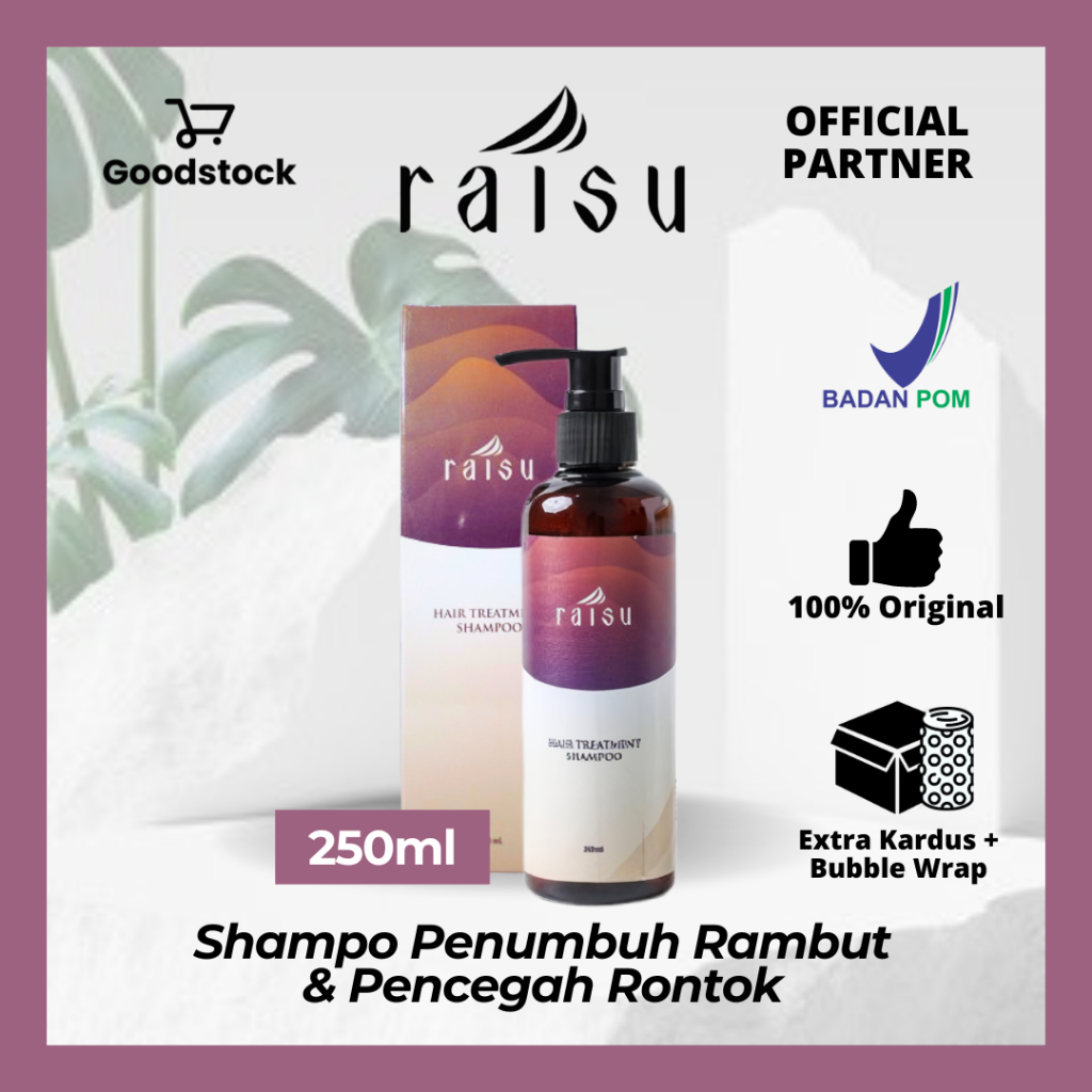 Jual RAISU Hair Treatment Shampoo Pencegah Ketombe dan Rontok ...