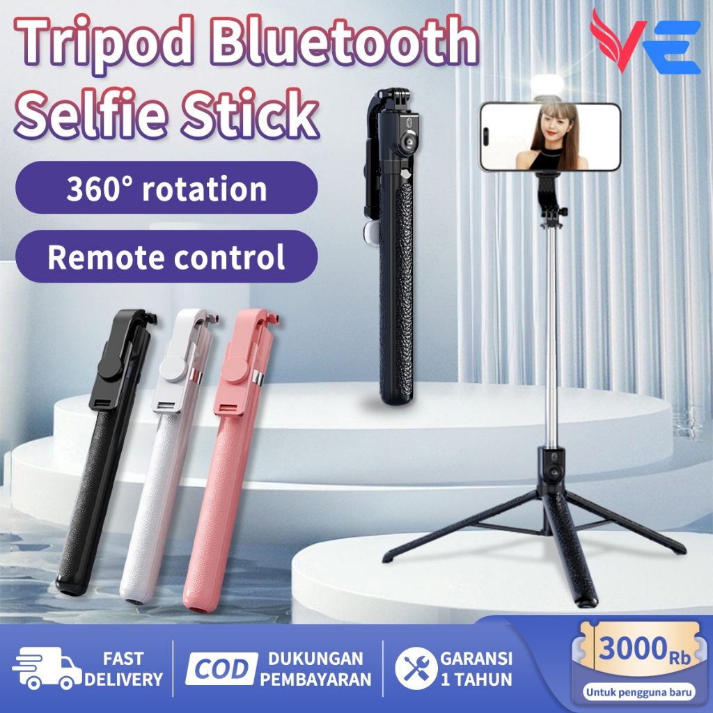 Jual Ready stock Tripod Bluetooth Selfie Stick 4 in 1 Remote Bluetooth ...