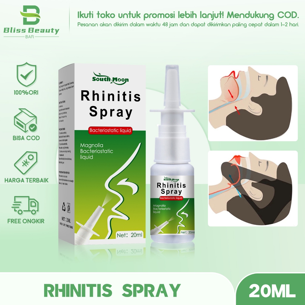 Jual South Moon Sinusitis Spray 20ml Nasal Spray Obat Sinusitis ...