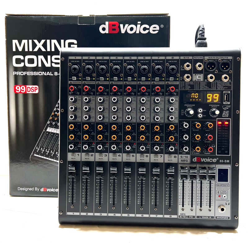 Jual Mixer dB Voice 80 SM Original 8 Channel dbvoice 80SM | Shopee ...