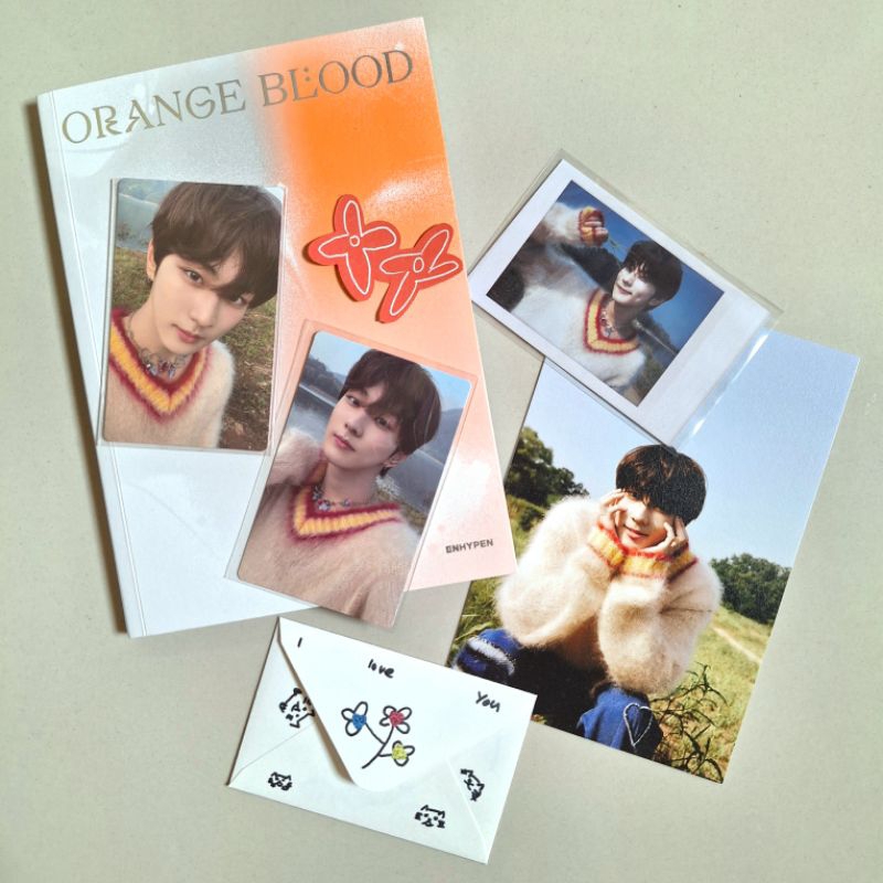 Jual ready ina album enhypen orange blood / ob jungwon engene ver pc ...