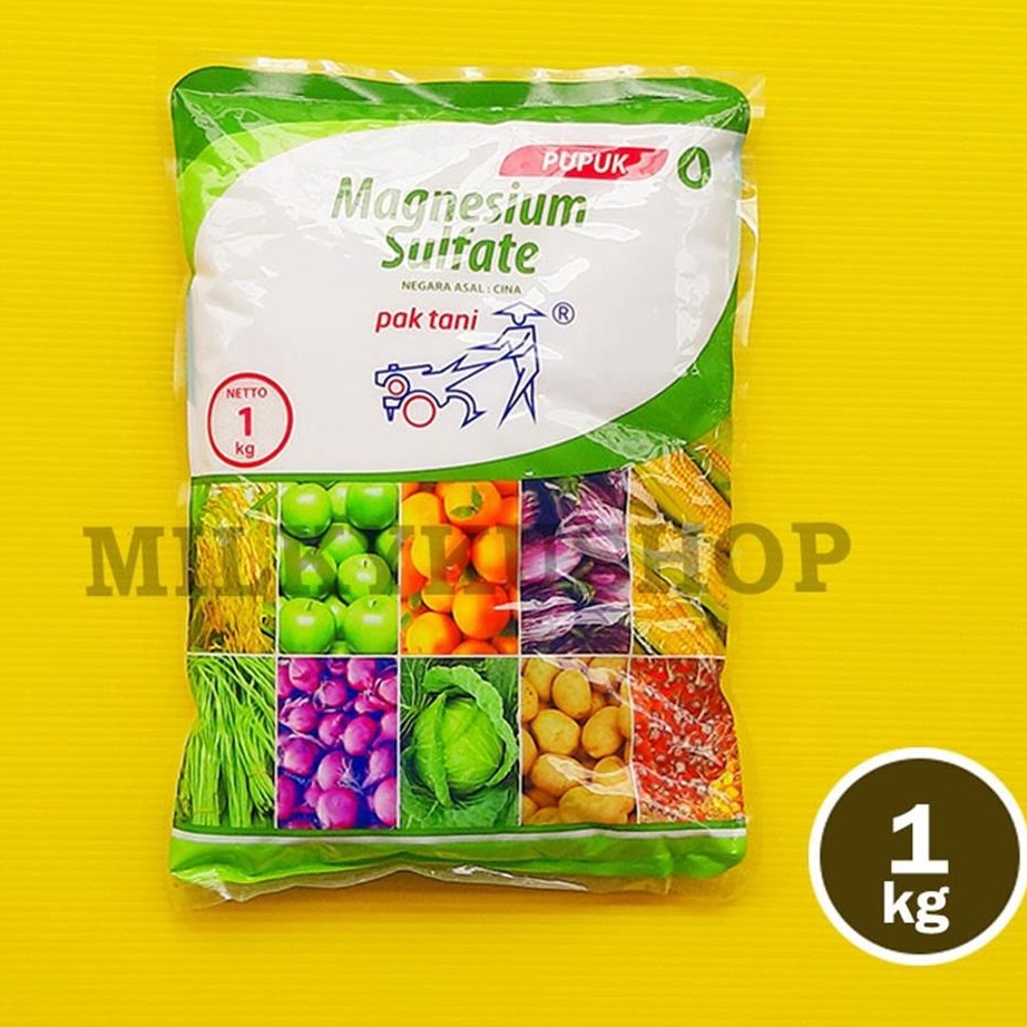 Jual MEGA SALE PUPUK MAGNESIUM SULFATE PAK TANI KEMASAN PABRIK 1 KG | Shopee Indonesia