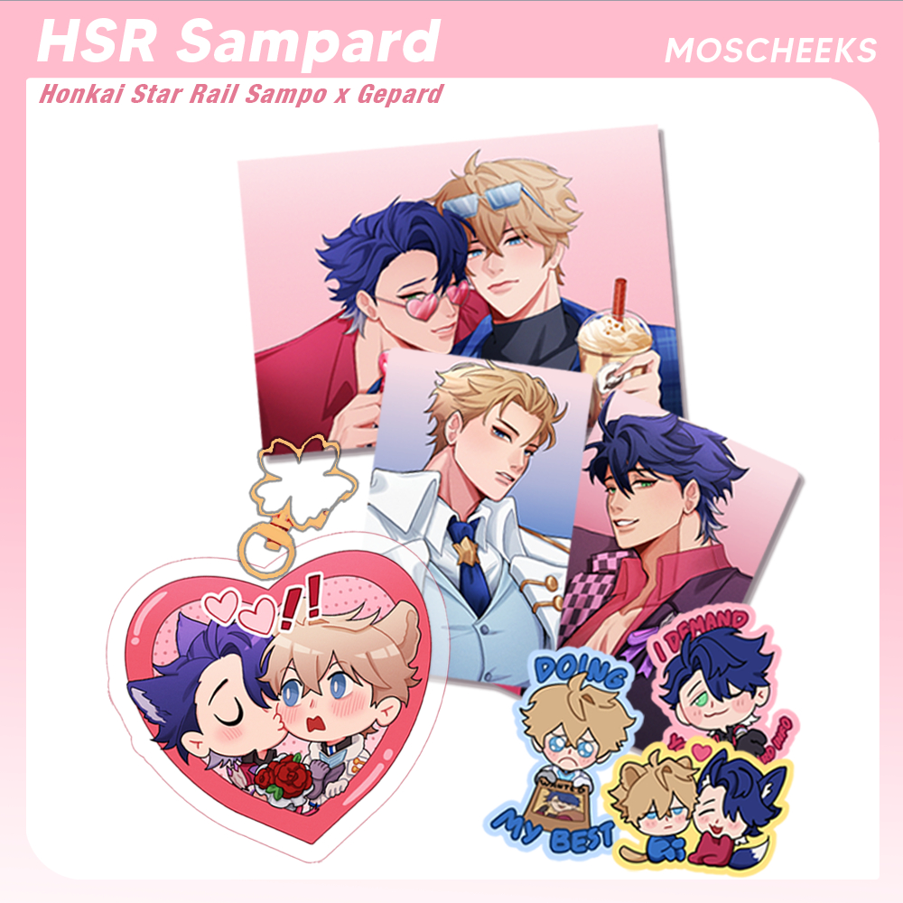 Jual Honkai Star Rail Fan Merch Sampo x Gepard Art Print Photocard ...