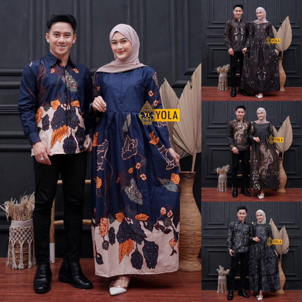 Jual Baju batik couple sepasang suami istri / baju sarimbit jumbo ...