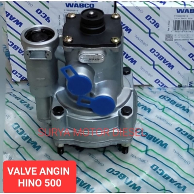 Jual TRAILER CONTROL VALVE HINO 500 VALVE 6 WAY HINO LOHAN 500 WABCO ...
