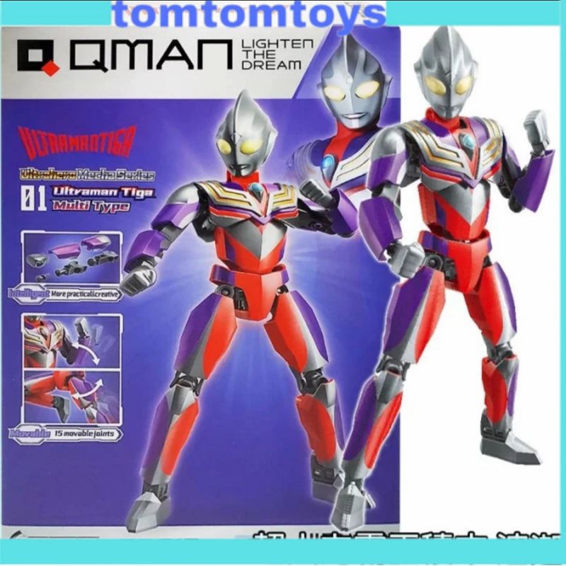 Jual ULTRAMAN TIGA Blocks Action Figure Model Kit Bricks UltraHero ...