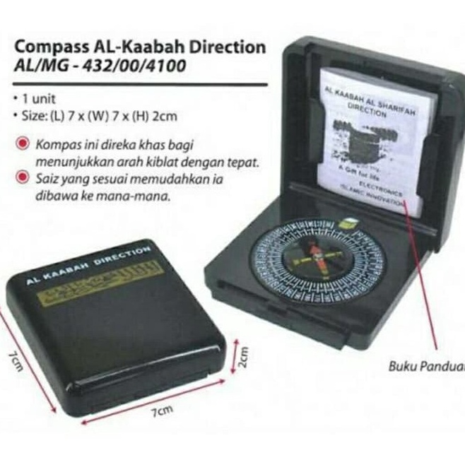 Jual Top Delivery kompas compass kiblat penunjuk arah shalat sholat ...