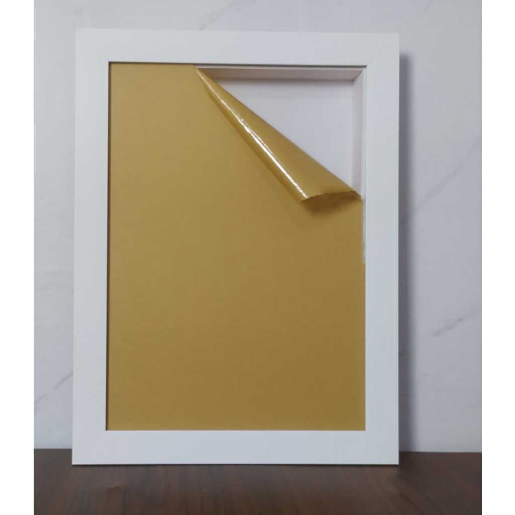 Jual Mahar Pernikahan / Bingkai Pigura Frame 3D Putih Polos Dan Motif ...