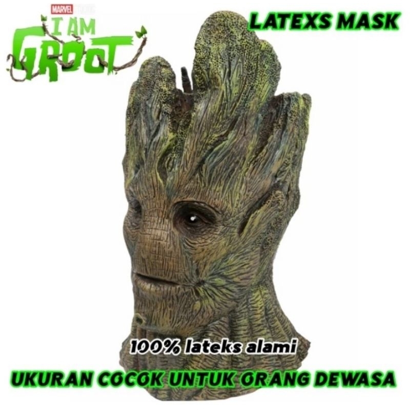 Jual Topeng Groot Guardian Of The Galaxy Avengers Marvel Superhero ...