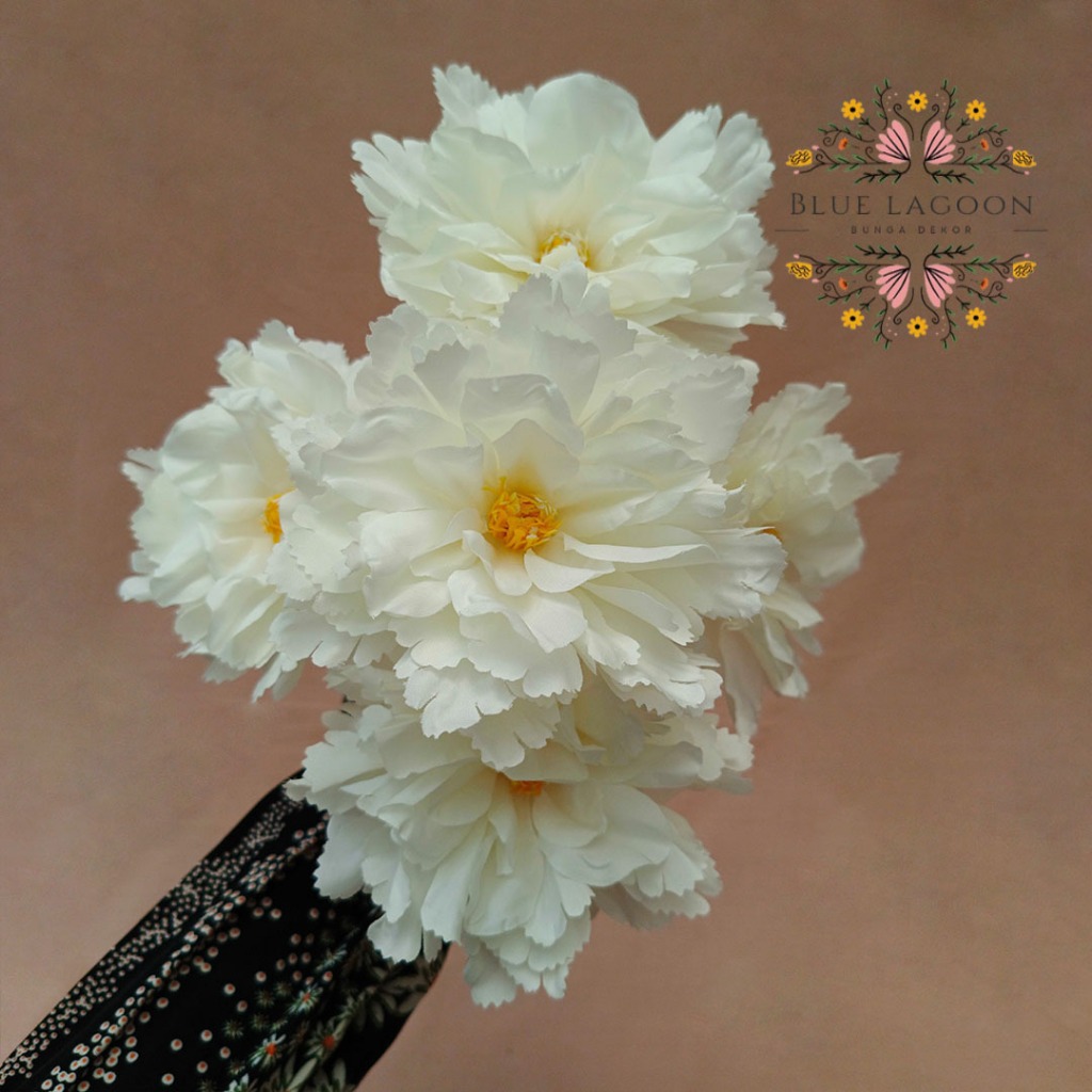 Jual Jumbo Carnation Bunga Dianthus Premium Artificial Flower Palsu ...