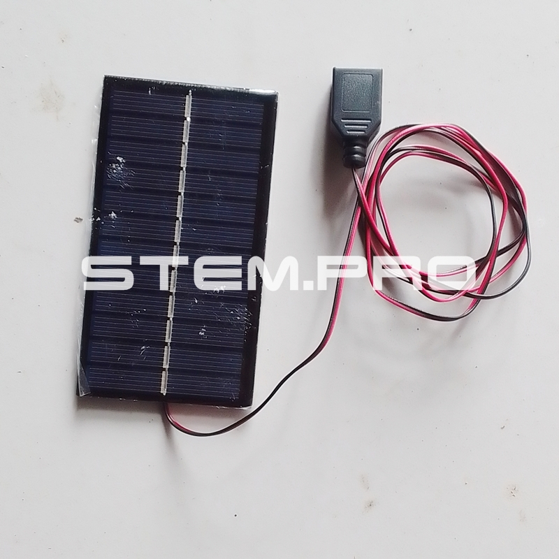 Jual Solar Panel Cell Surya 6 Volt dengan Kabel dan USB Female Merakit ...