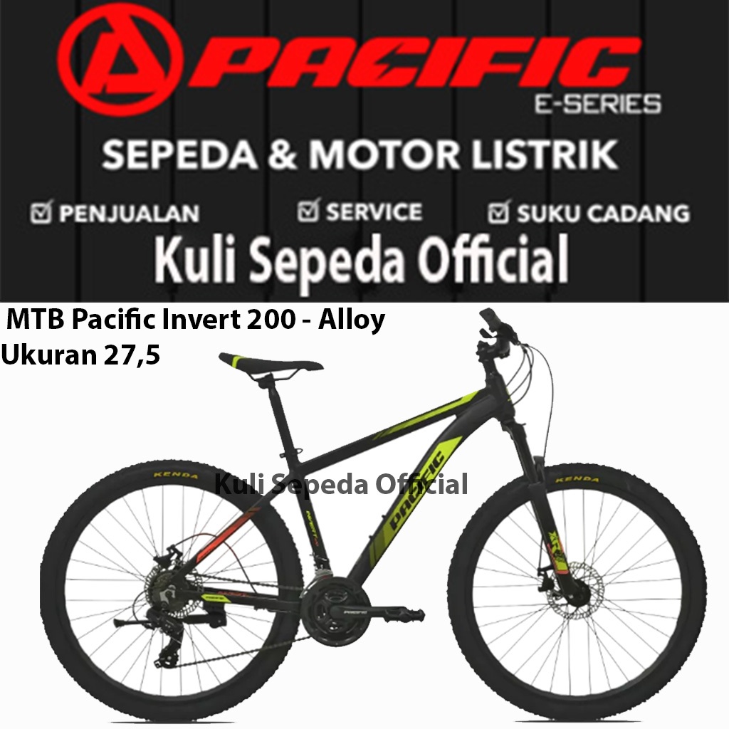 Jual Sepeda MTB Pacific Invert 200 Ukuran 27,5 Frame Sudah Alloy ...