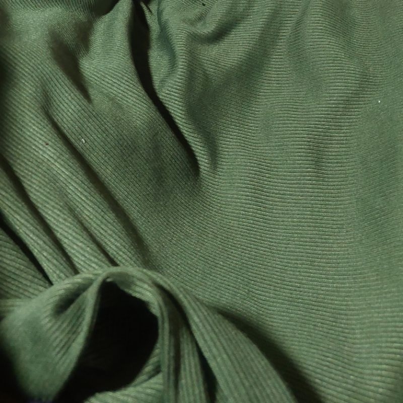 Jual KAIN BAHAN KAOS RIB KNIT COTTON CVC / RIB BUR 2X2 | Shopee Indonesia