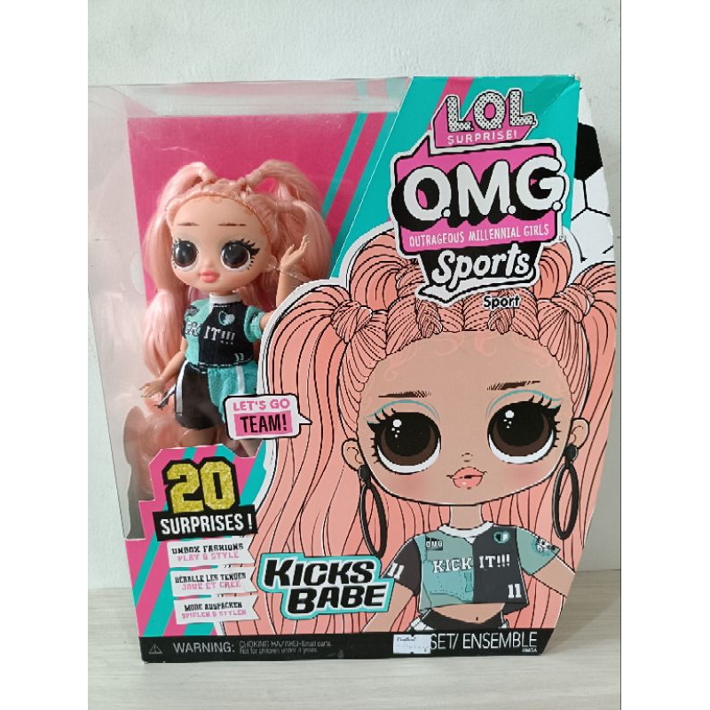 Jual figure lol surprise OMG sports kick babes | Shopee Indonesia