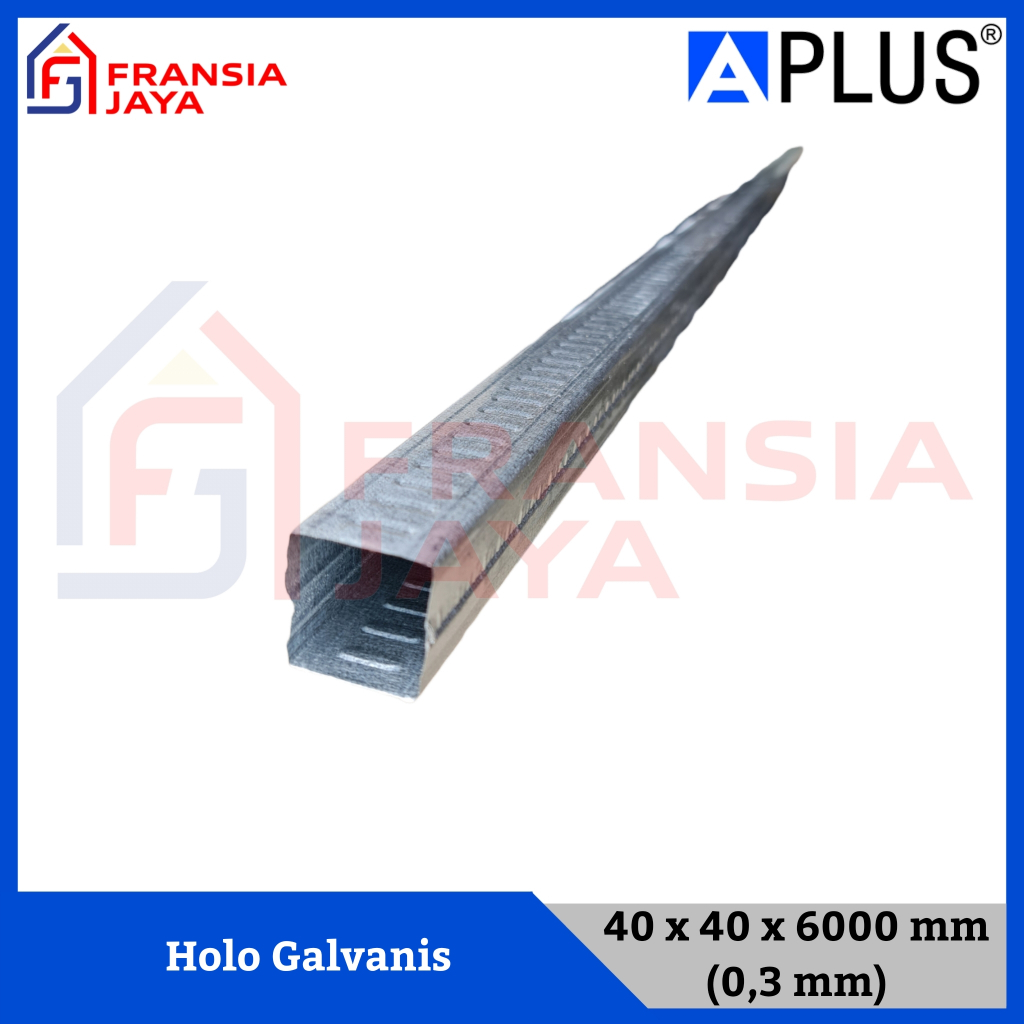 Jual Hollow | Holo Galvanis | Galvalum Rangka Plafon Gypsum 40x40x6000 0.3mm TMJ Econ | Shopee ...