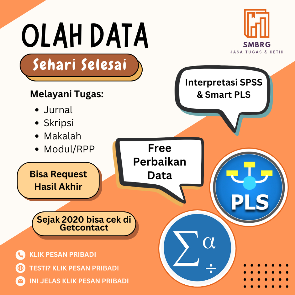 Jual JASA OLAH DATA INTERPRETASI SPSS SMARTPLS EXCEL | Shopee Indonesia
