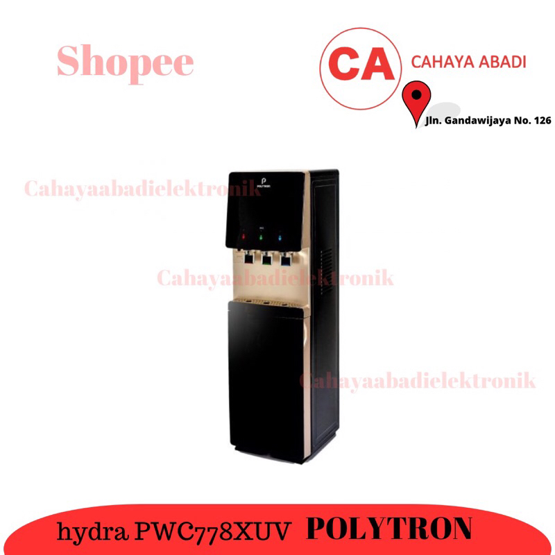 Jual POLYTRON dispenser galon bawah HYDRA anti bacteria PWC 778 XUV PWC ...