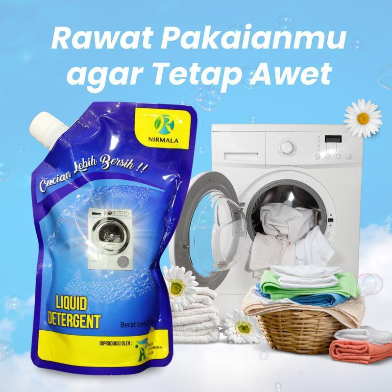 Jual Sabun Cair Cuci Baju / Deterjen Cair Laundry Liquid Detergent 500mL REFILL / Professional ...