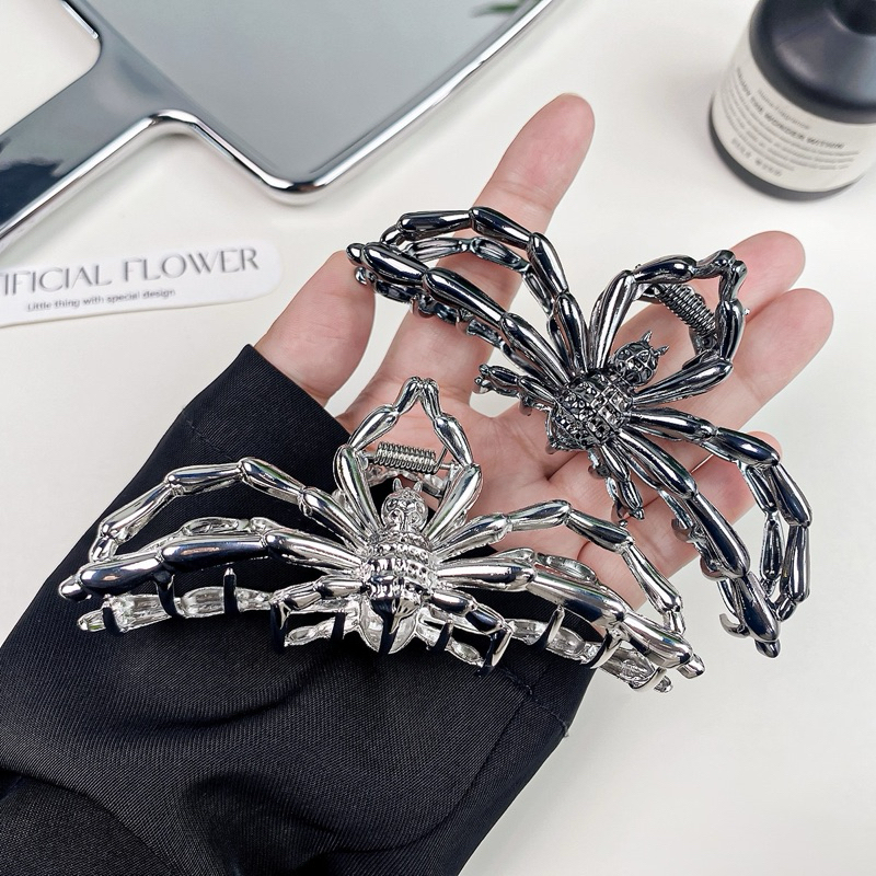 Jual Y2K Gothic Spider Hair Claw Jepit Rambut Besi Korea | Shopee Indonesia