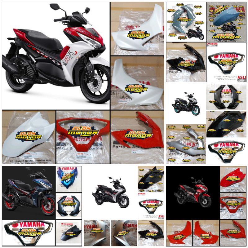 Jual PAKET BODY BAGIAN DEPAN 5pc ALL NEW AEROX 155 CONNECTED 2024 ...