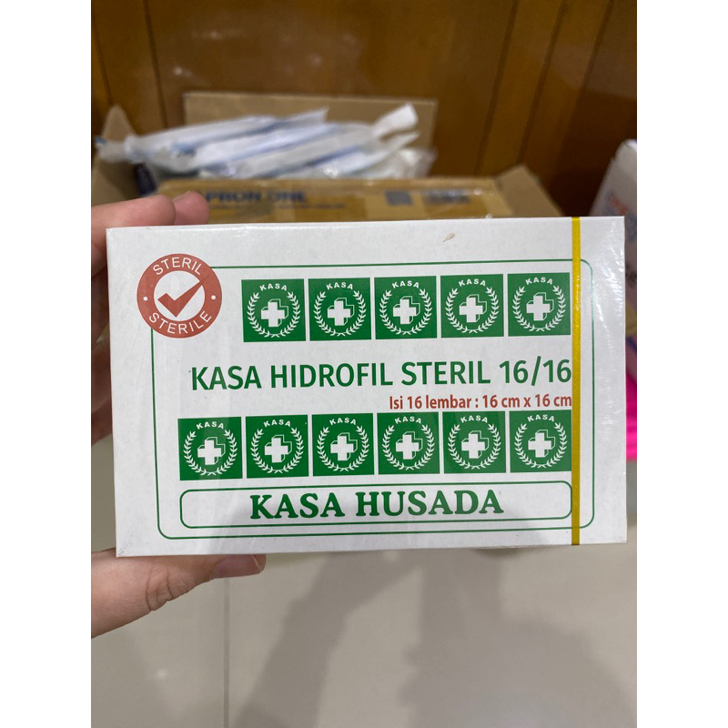 Jual KASA STERIL HIDROFIL 16 x 16 Kasa Husada medical medis | Shopee ...