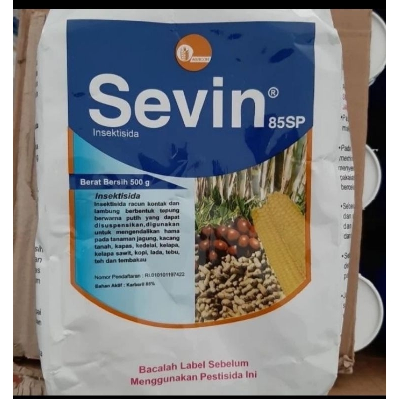 Jual SEVIN 85sp | Original Insektisida 500gram | AGRICON | Shopee Indonesia