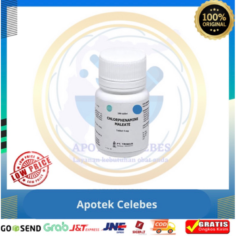 Jual CTM botol 4mg | Shopee Indonesia