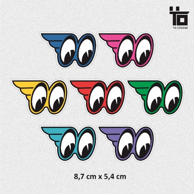 Jual STICKER MOONEYES/MOONEYES/STICKER MOTOR/STICKER VIRAL/STICKER ...