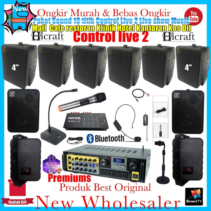 Jual Paket Sound Musik Show Hicraft control Live 2 10 titik Channel ...