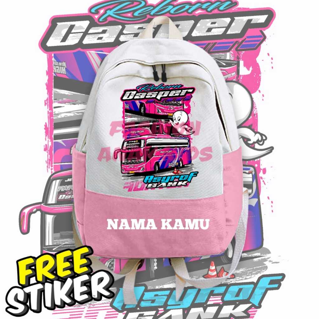Jual (FREE STICKER) TAS RANSEL ANAK BUS/BUSMANIA CASPER JETBUS 5 MSM ...