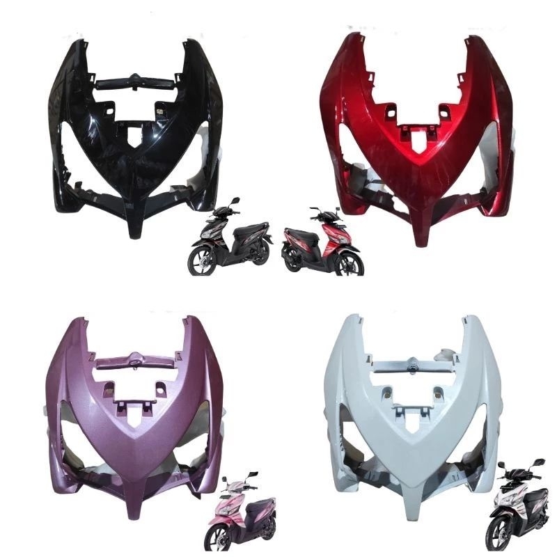 Jual Cover front top panel tameng depan kecil vario 110 karbu lama kvb ...