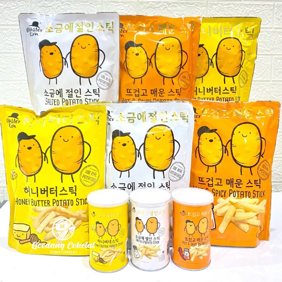 Jual Best Produk Master Kim Potato Snack Stick Salted Hot Spicy Honey ...