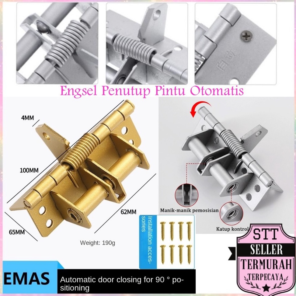 Jual Murmer STT Engsel Penutup Pintu Otomatis Metal Engsel Penahan ...