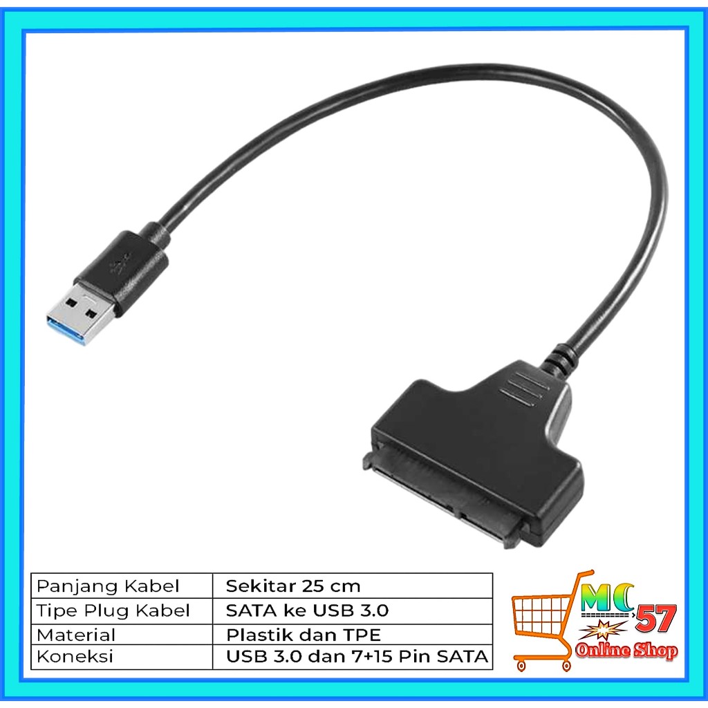 Jual USB 3.0 SATA SATA Cable to USB 3.0 Support 2.5'' HDD External USB ...