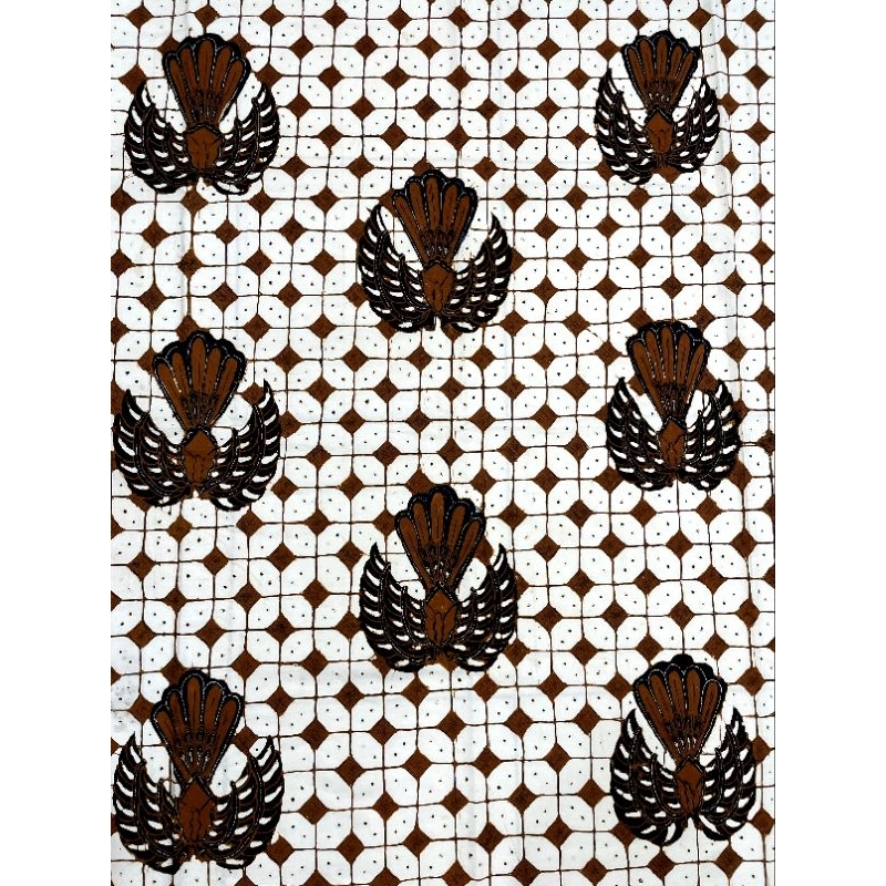 Jual Batik Lawas Tulis Sogan Jogja motif Gurdo latar kawung ca1970 ...
