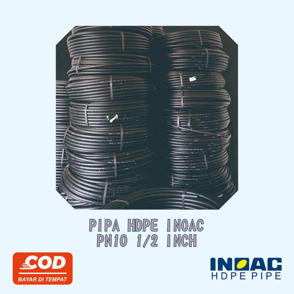 Jual Pipa HDPE Inoac 1/2 Inch (10 Meter) | Shopee Indonesia