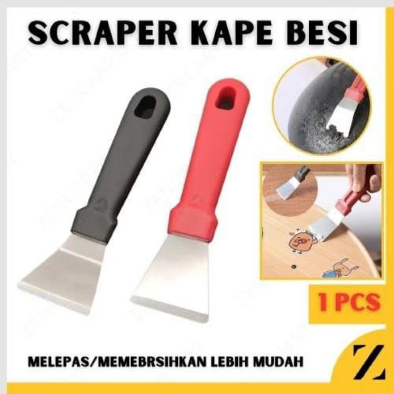 Jual Scraper Kaper Besi Gagang Karet 1" Inch Inci Skrap Cat Besi ...