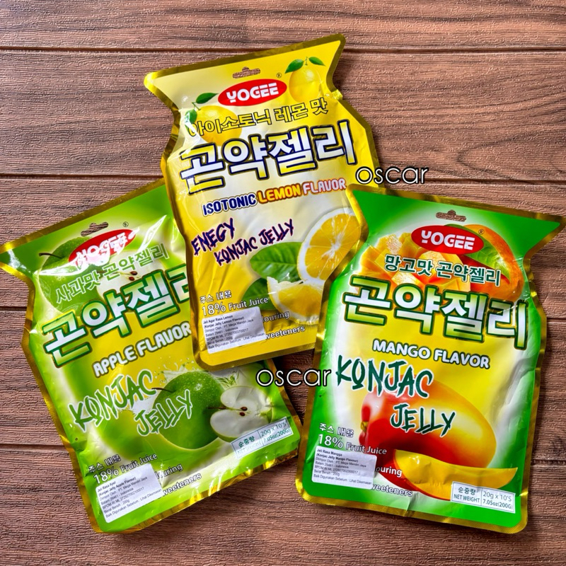 Jual Yogee Konnyaku Konjac Jelly 200g PremiumPack | Shopee Indonesia